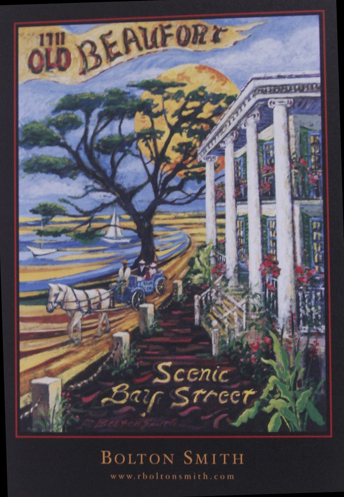 "Beaufort Scenic Bay Street" by Bolton Smith Art Prints – Mingles